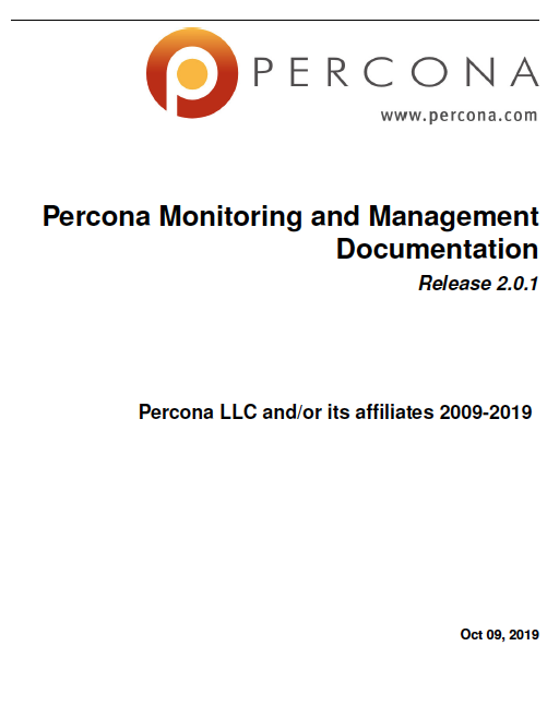 Download Percona Monitoring And Management Pmm 2 0 Manual