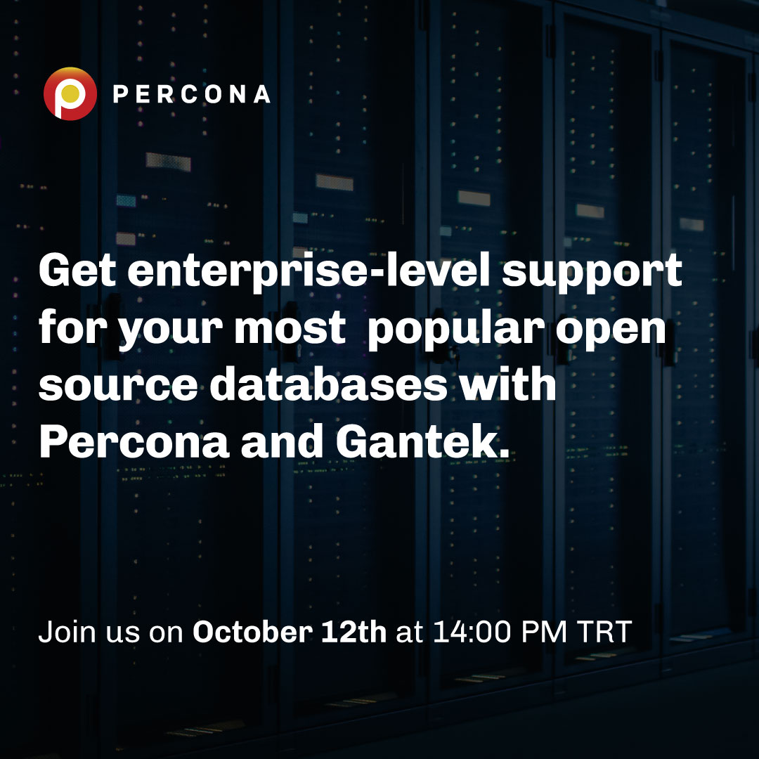 Enterprise-level support with Percona and Gantek