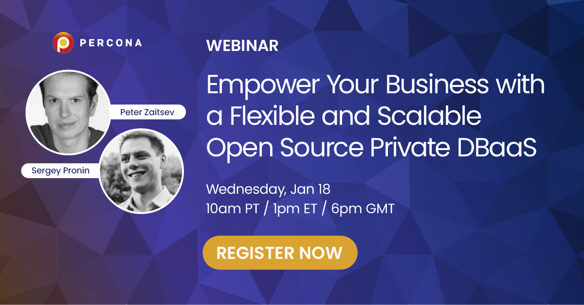 Empower Your Business with a Flexible and Scalable Open Source Private DBaaS